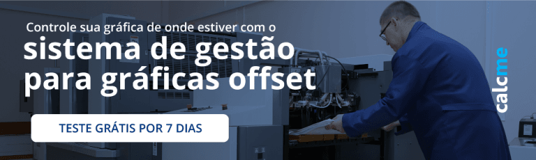 O que é impressão offset e como funciona? - Calcme